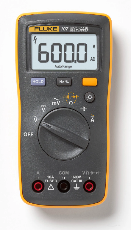 107 Pocket 600-Volt Digital Ac/Dc Multimeter (Battery Included ...