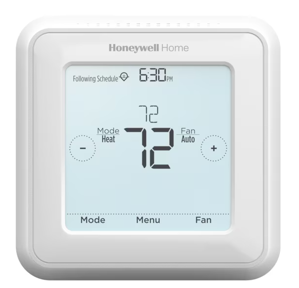 Selectable-flexible 24-Volt Touch Screen Programmable Thermostat Square ...