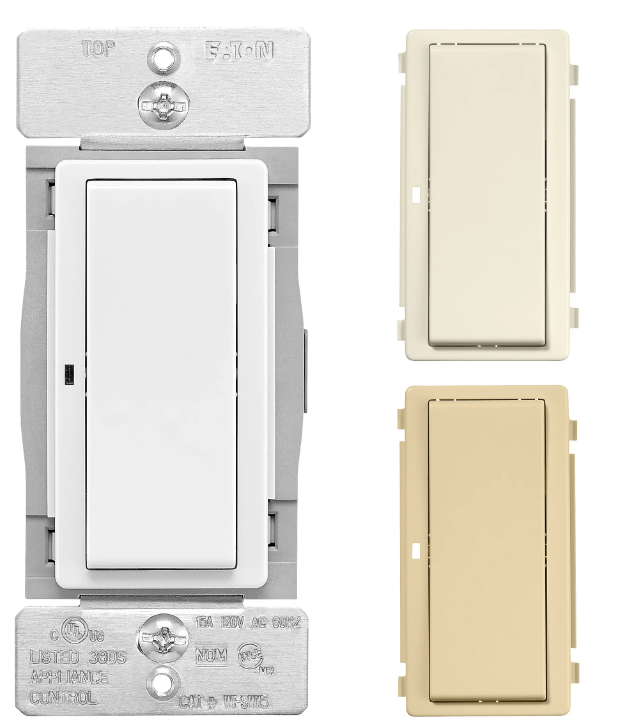 Wi-Fi Smart 15-amp Single-pole/3-way Smart Push Light Switch, White ...